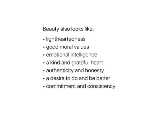 Broadening the definition of beauty. · MoveMe Quotes